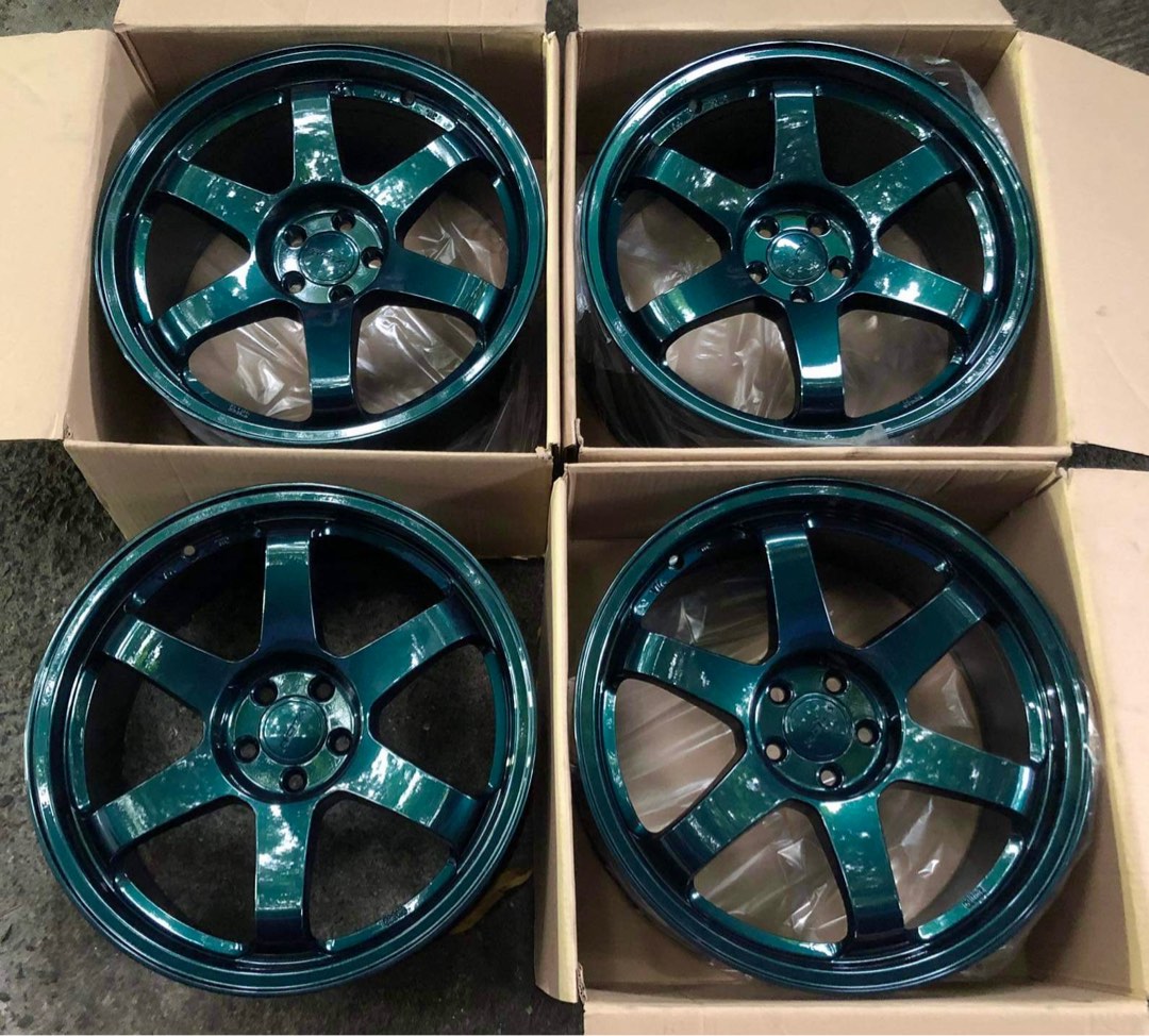 18” Rota IKF Galaxy Green Magwheels 5Holes pcd 100 fit Altis/ Veloz ...