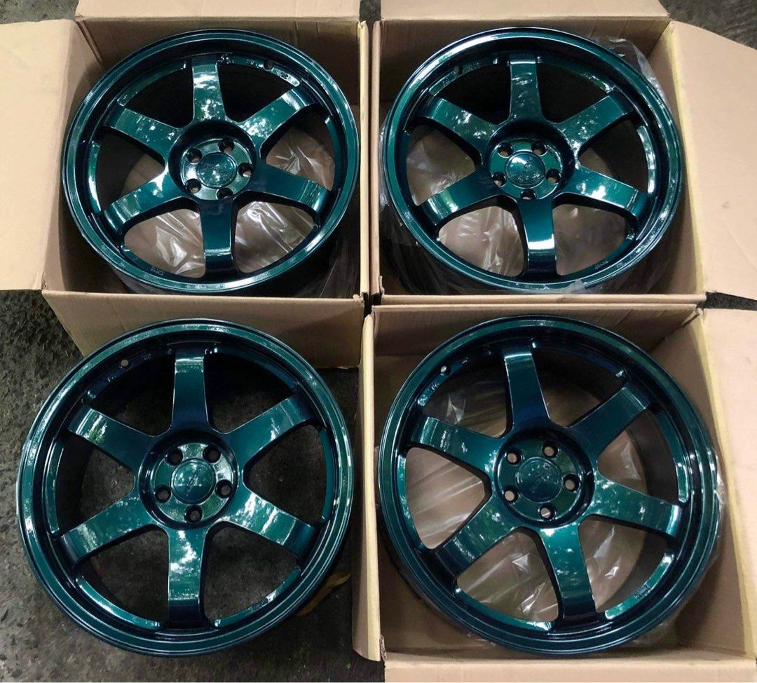 18” Rota IKF Galaxy Green Magwheels 5Holes pcd 100 fit Altis/ Veloz ...