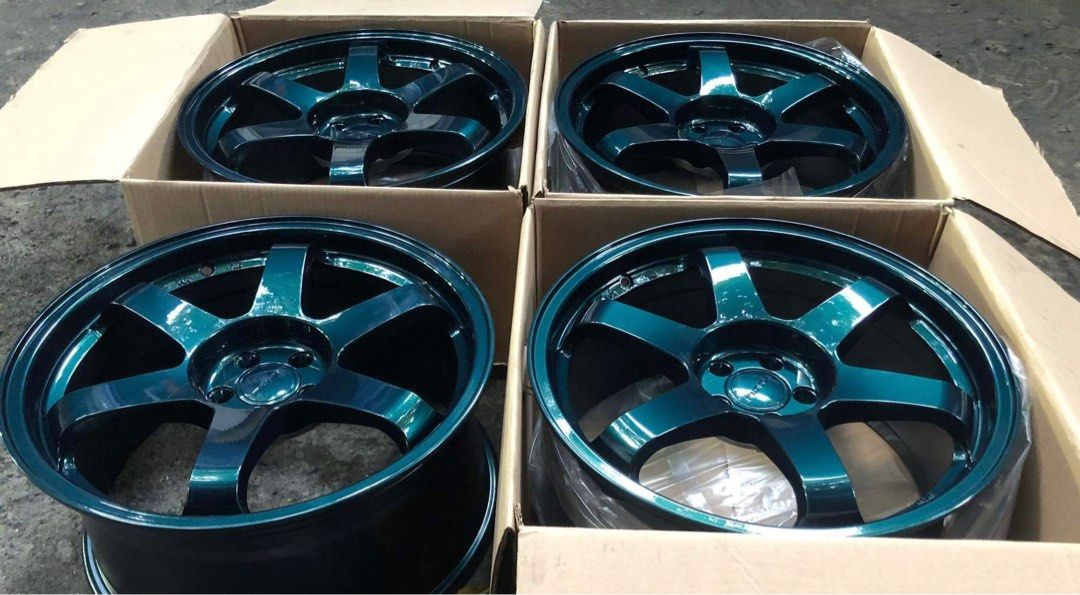 18” Rota IKF Galaxy Green Magwheels 5Holes pcd 100 fit Altis/ Veloz ...