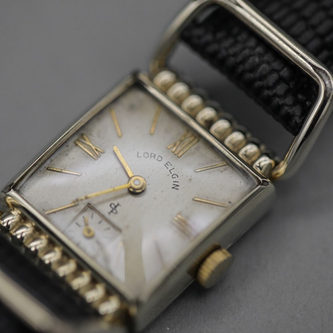 1940s Lord Elgin 14k Gold Dress Watch, Luxury, Watches on Carousell