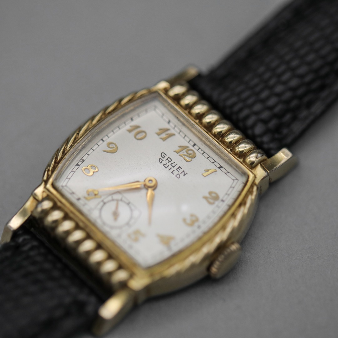 1950s Gruen Guild Tonneau Shaped Dress Watch, Luxury, Watches on Carousell