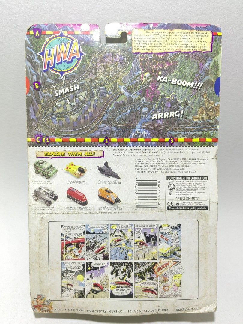 1994 Mattel Hot Wheels Adventures Transylvania Express Vehicle and ...