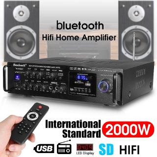 2000W 4ohm Bluetooth Stereo Karaoke Amplifier with Support for 2 MIC ...