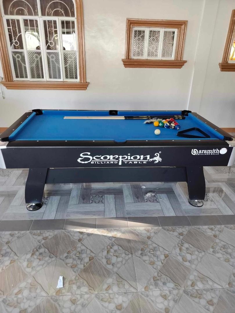 4x7ft MDF Scorpion Billiard Table, Sports Equipment, Sports & Games ...