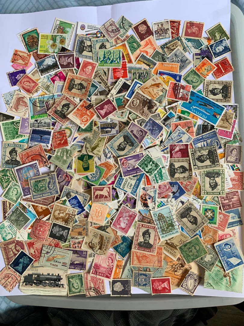 500 used stamps, Hobbies & Toys, Memorabilia & Collectibles, Stamps ...