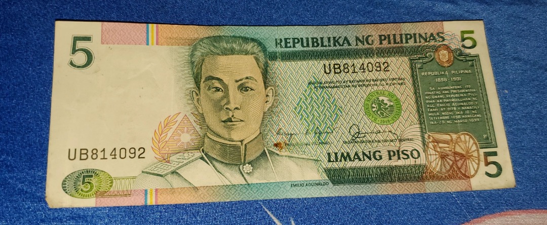 5 pesos banknotes, Hobbies & Toys, Memorabilia & Collectibles, Currency ...