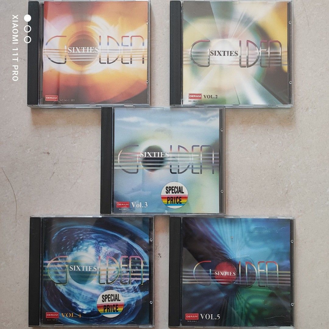 95%new GOLDEN SIXTIES VOL.I - V 5CD / 1991年 靚聲T113 01 版 DERAM 極新淨, 興趣及 ...