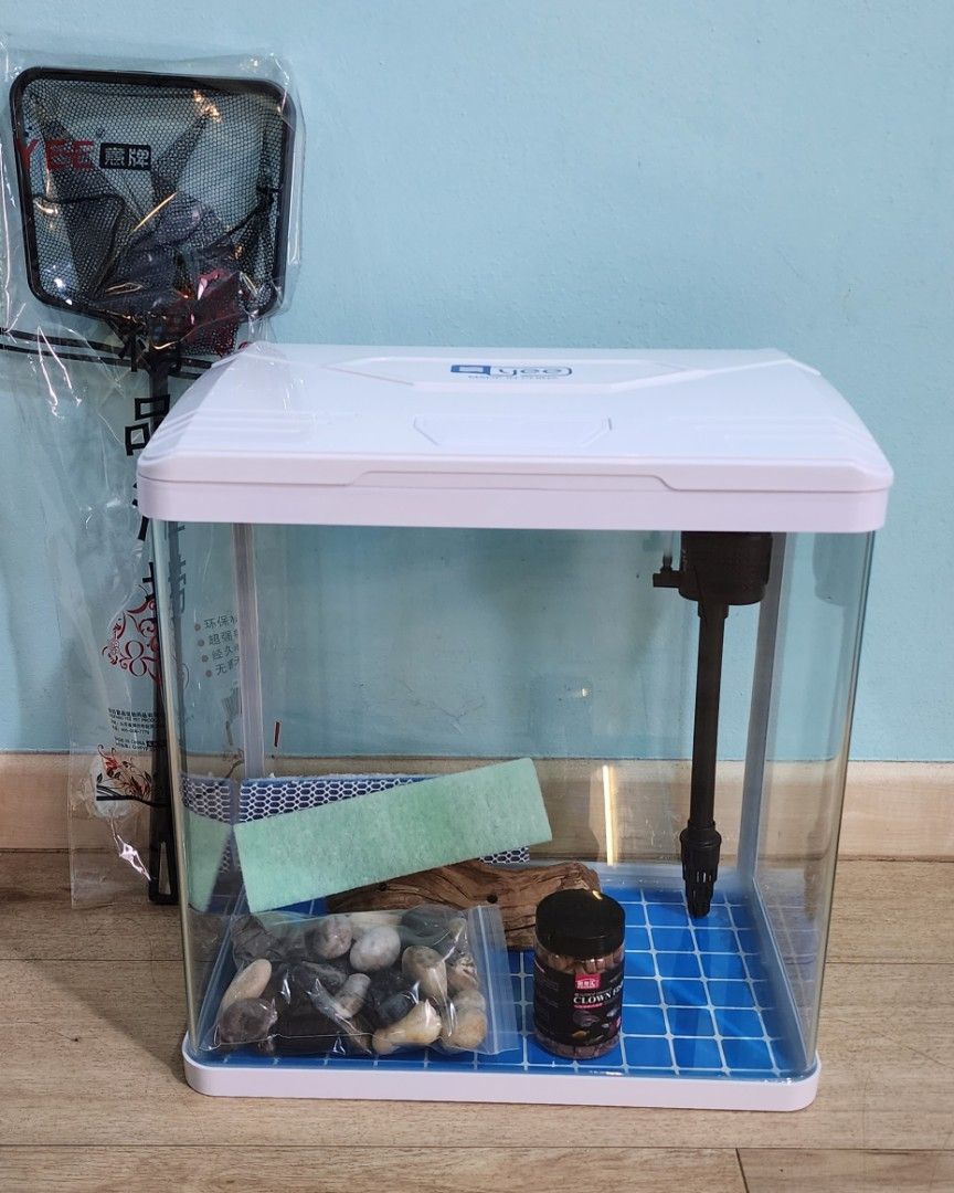 YEE 9 gallon aquarium kits, fisk tank, with filtration, water ...