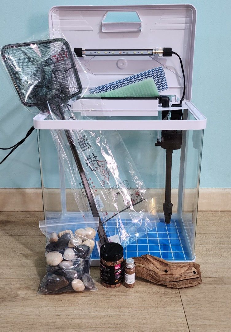 YEE 9 gallon aquarium kits, fisk tank, with filtration, water ...