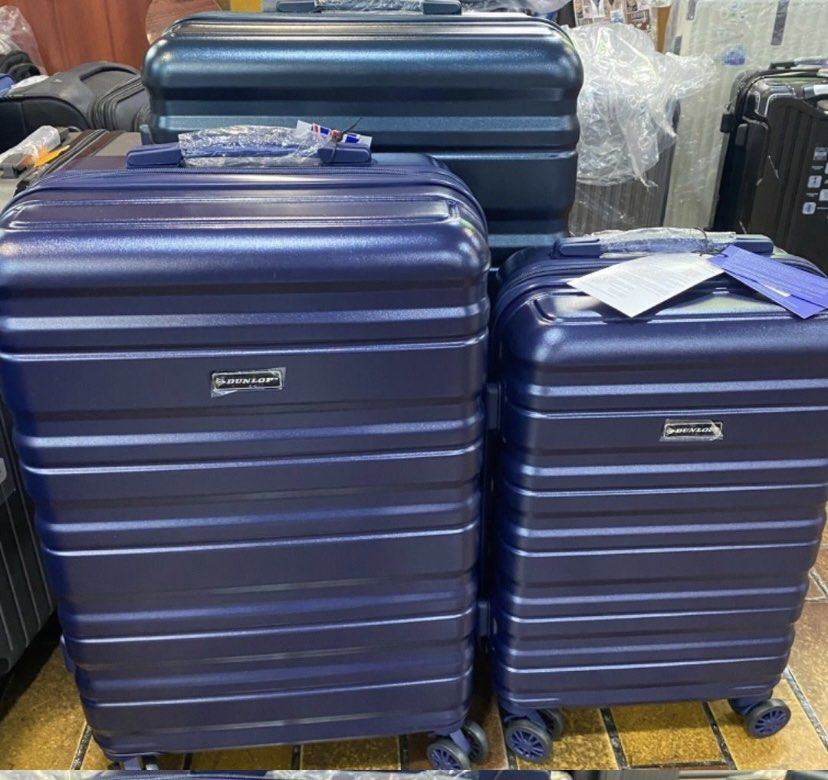 十月超級優惠-喼 行李箱 藍、紅、綠、灰、黑、全新名廠dunlop 20” 24” 28”TSA luggage baggage ...