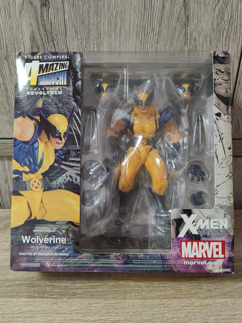 海洋堂 山口式 amazing yamaguchi revoltech X-Men wolverine 狼人 金剛狼, 興趣及遊戲, 玩具 ...