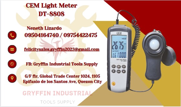 " CEM " LIGHT METER DT-8808, Commercial & Industrial, Industrial ...