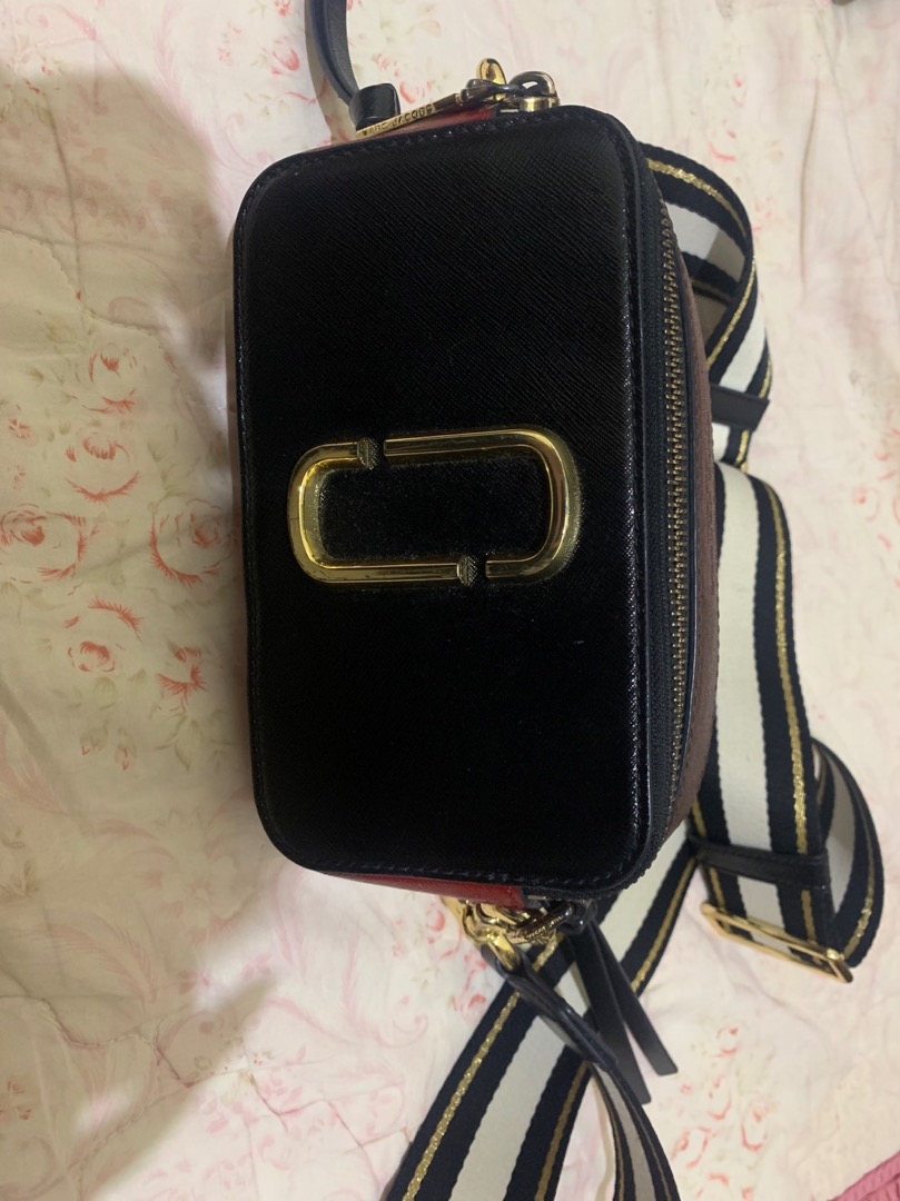 可議私訊二手名牌包 Marc Jacobs MJ Snapshot 經典 相機包 （含防塵袋）, 名牌精品, 精品包與皮夾在旋轉拍賣