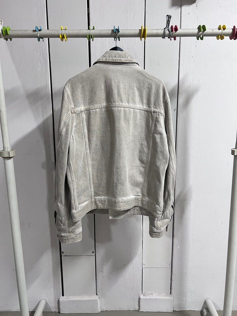 A cold wall (ACW) moon wash denim jacket, Men's Fashion, Coats, Jackets ...