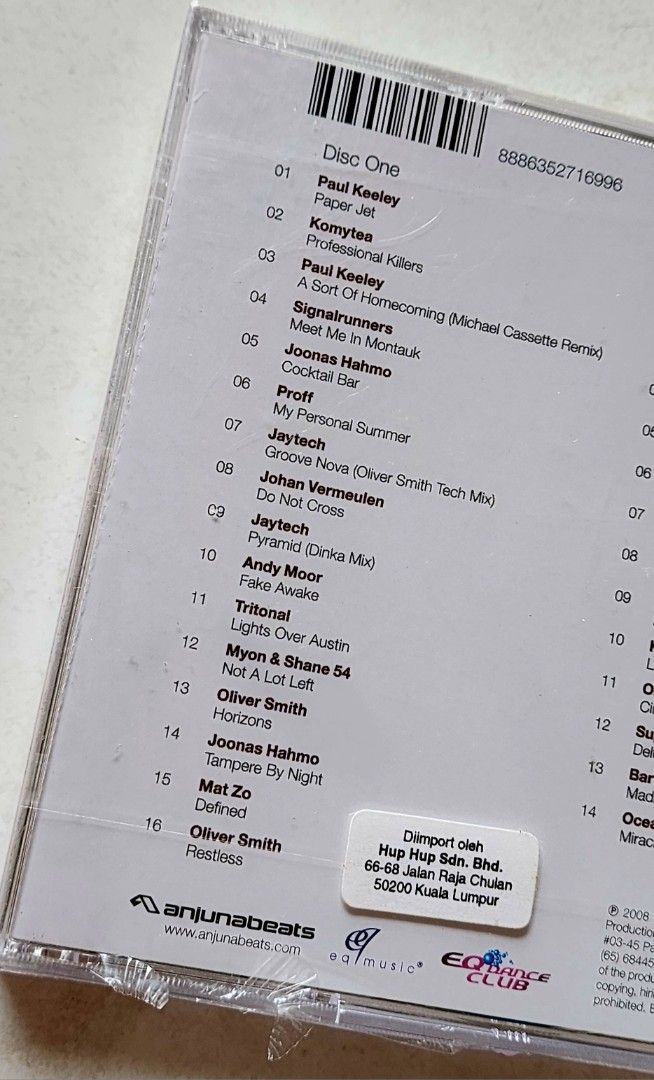 Above & Beyond Anjunabeats Volume Six ( PRINTED IN MALAYSIA ) 2CD, Hobbies & Toys, Music & Media ...