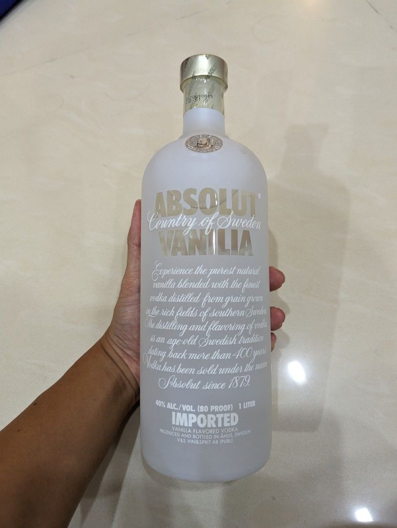 Absolut Vodka 1L sealed, Food & Drinks, Alcoholic Beverages on Carousell
