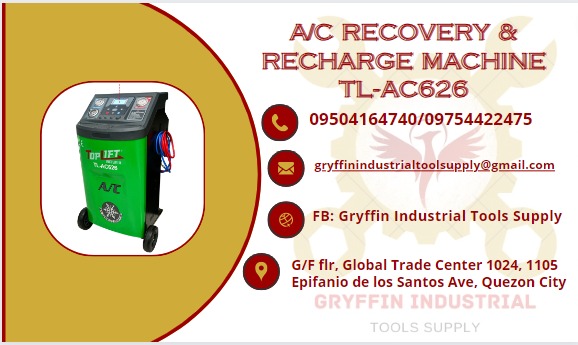 A/C RECOVERY & RECHARGE MACHINE TL-AC626, Commercial & Industrial ...