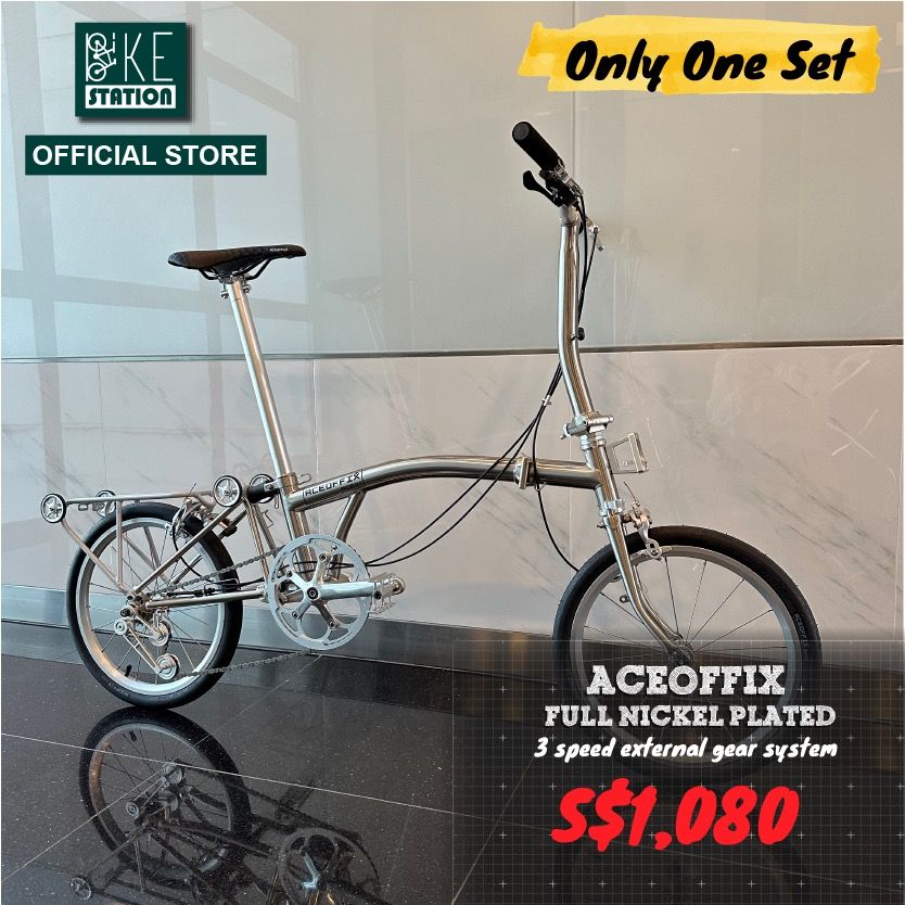 Aceoffix Full Nickel Plated | 3 speed Rapid Fire Shifter | 9.8KG ...