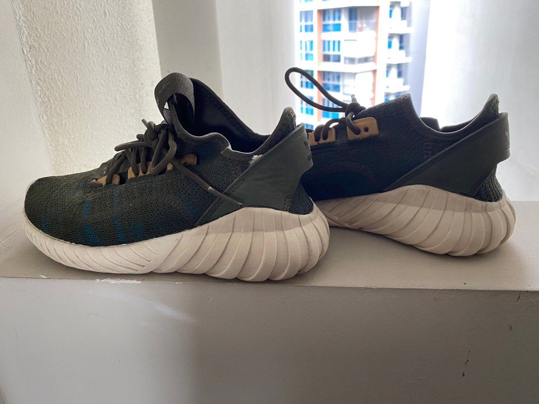 Adidas boost army green, Women's Fashion, Footwear, Sneakers on Carousell