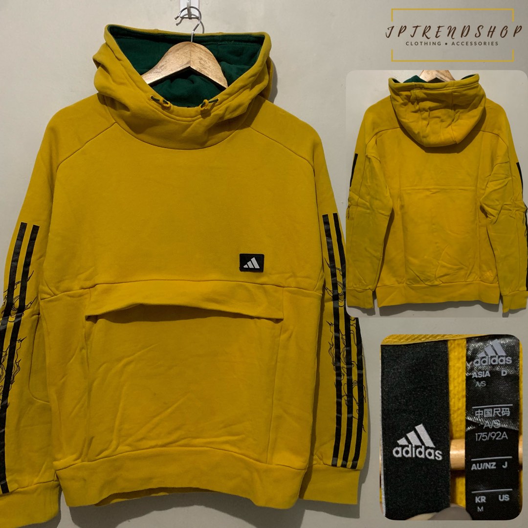 ADIDAS UB HS BOA GYM SPORTS PULLOVER JACKET (Mustard Yellow), Men's ...