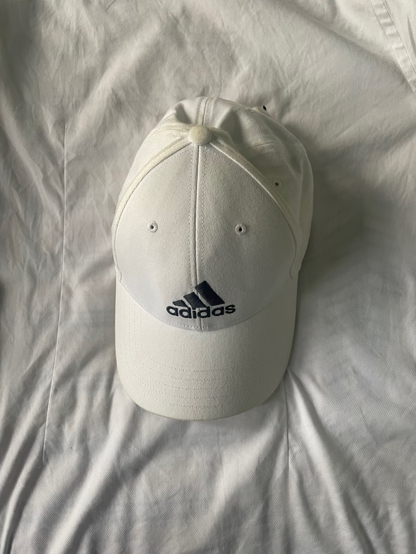 Adidas White Cap, Men's Fashion, Watches & Accessories, Caps & Hats on ...