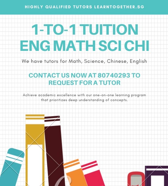 Affordable Physical 1-To-1 Home Tuition Tutor for PSLE O/N/A Level English Math Science Chinese ...