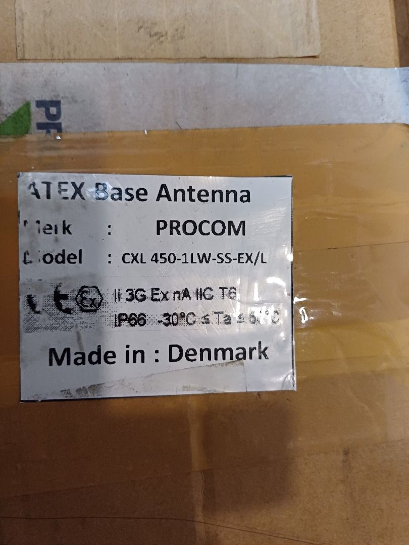 Antena Omni ATEX Base Antena Procom CXL 450-1LW, Telepon Seluler & Tablet, Lainnya di Carousell