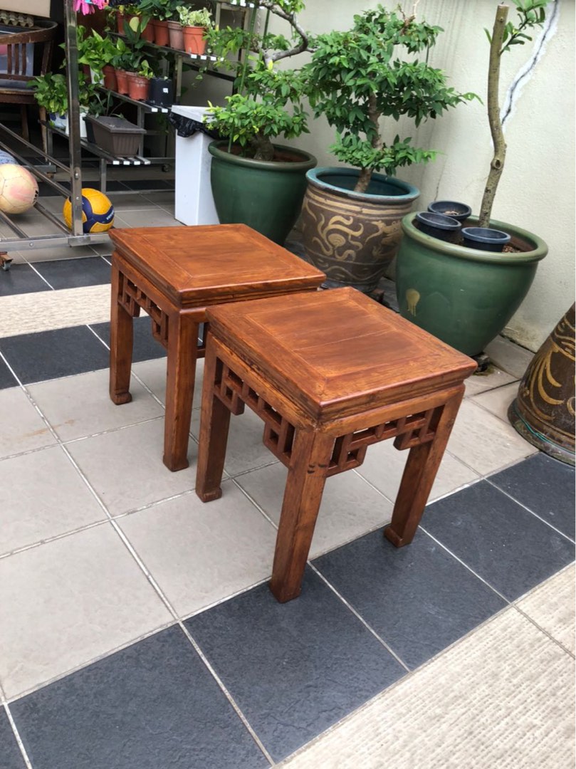 Antique Chinese stools, Furniture & Home Living, Furniture, Chairs on ...