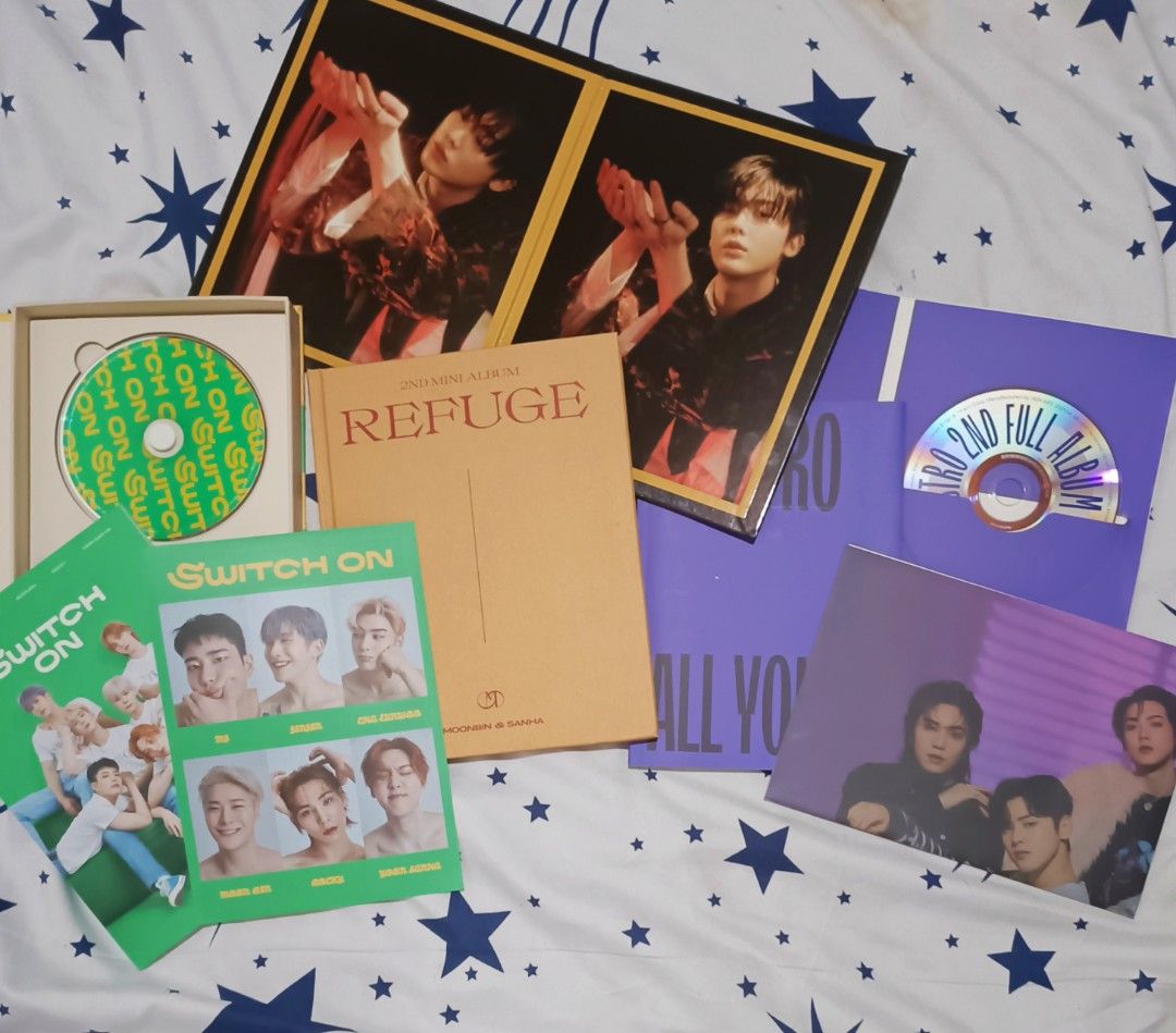 ASTRO SWITCH ON + ALL YOURS + MOONBIN SANHA REFUGE ALBUMS, Hobbies ...