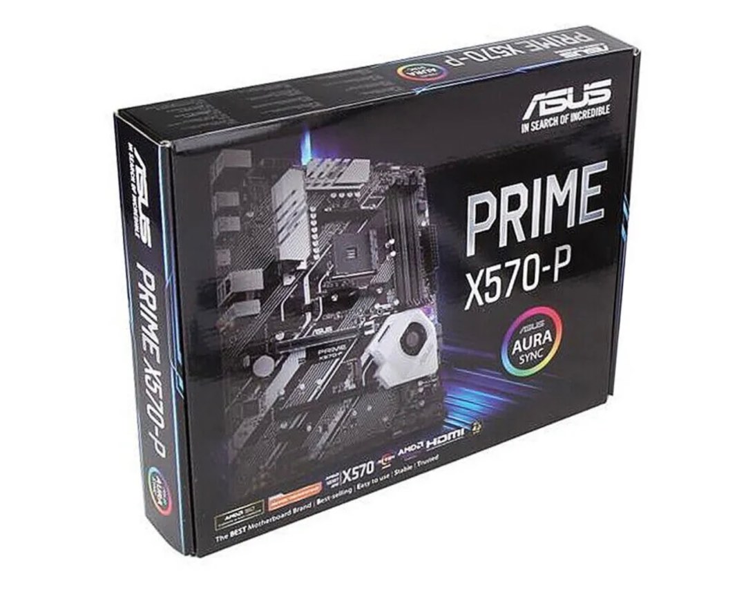 ASUS PRIME X570-P (Dual M.2 PCIe 4.0) AMD AM4 ATX Motherboard ...