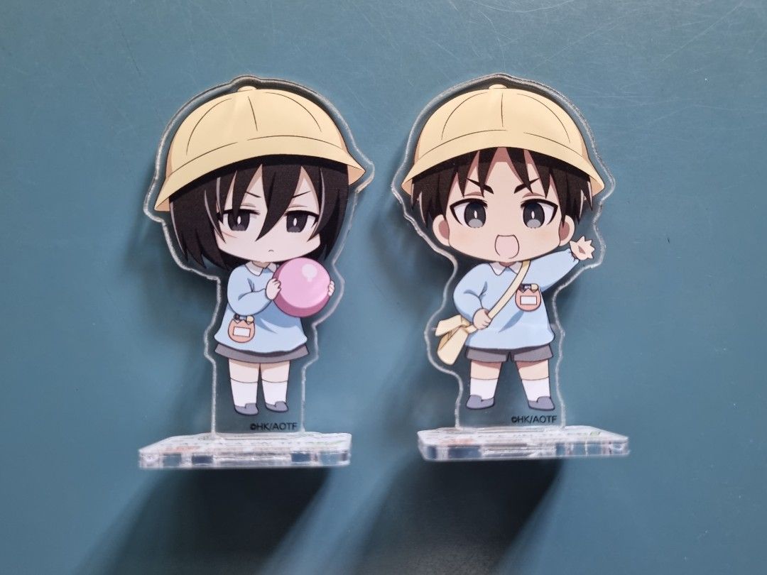Attack on titan x princess cafe kindergarten version eren and mikasa ...