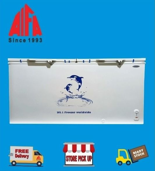 AUCMA BD-502 Commercial Chest Freezer Top Opening Door Poultry Butchery ...