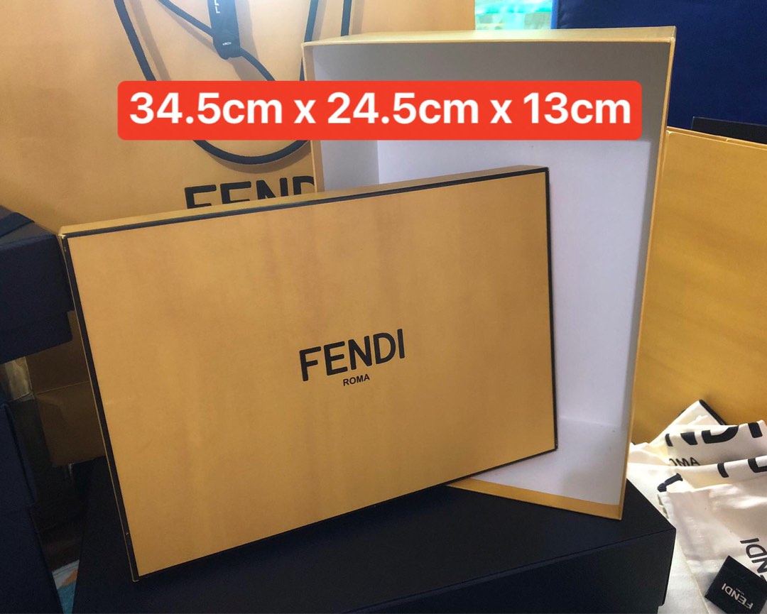 AUTHENTIC FENDI BOX, Luxury, Bags & Wallets on Carousell