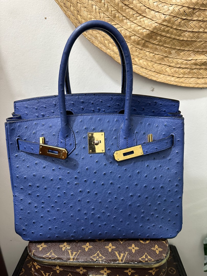 Authentic house of hello ostrich birkin, Luxury, Bags & Wallets on ...