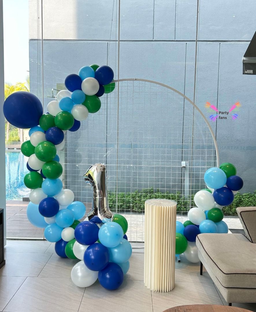 Balloon garland setup/ Balloon party/Proposal/100 days/Baby shower ...