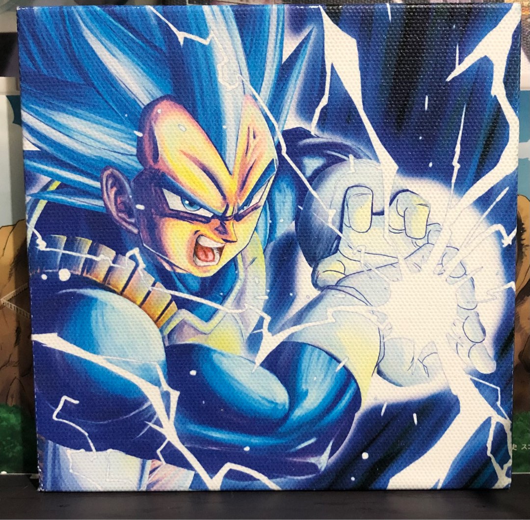Bandai Dragon Ball - Vegeta Canvass Board, Hobbies & Toys, Toys & Games ...