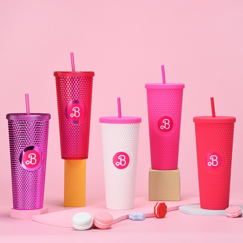 Barbie Starbucks tumbler, Food & Drinks, Beverages on Carousell