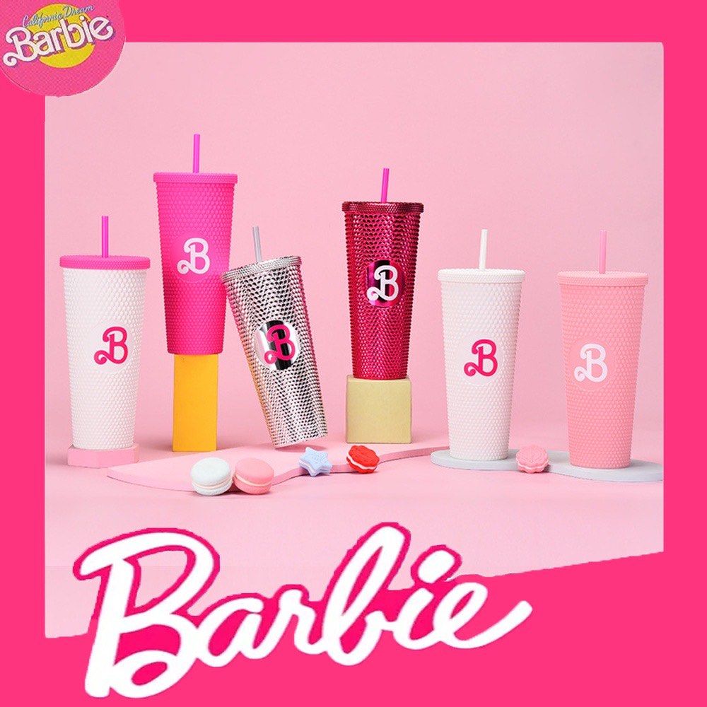 Barbie Starbucks tumbler, Food & Drinks, Beverages on Carousell