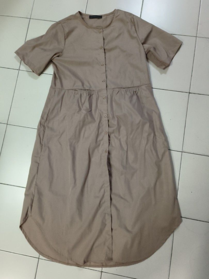 Beige color dress, Women's Fashion, Dresses & Sets, Dresses on Carousell