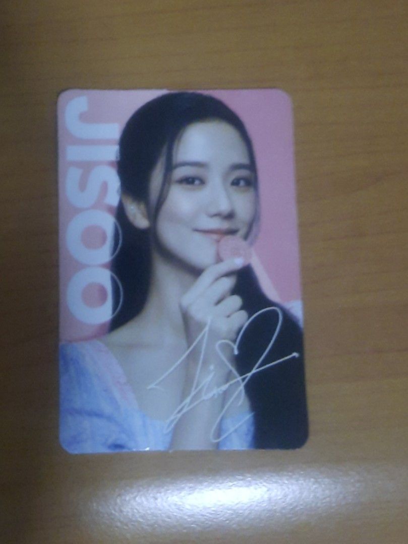 Blacking jisoo card, Hobbies & Toys, Memorabilia & Collectibles, K-Wave on Carousell
