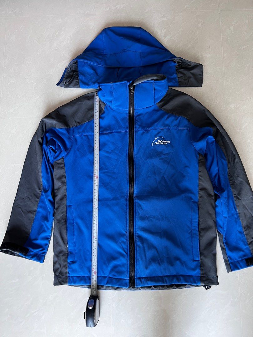 Blue with grey wind breaker, Men's Fashion, Coats, Jackets and ...