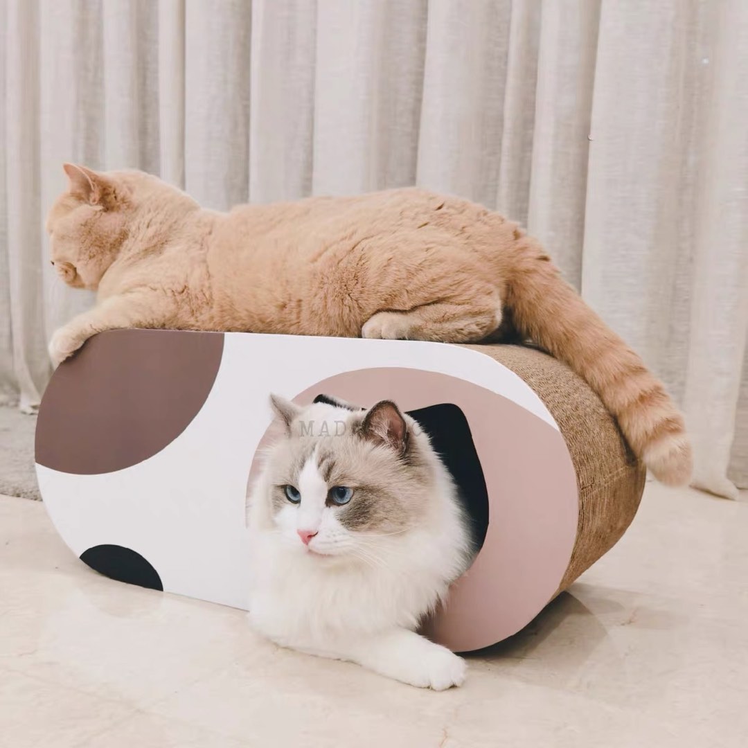 BN/INSTOCK - Heavy Duty Large Calico Tri Colour Cat Scratcher, Pet Supplies, Homes & Other Pet ...