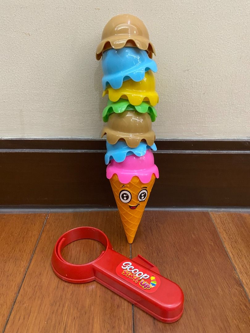 board game Scoop Stack Up Fun Kids Game Ice Cream Scoop, Hobbies & Toys ...