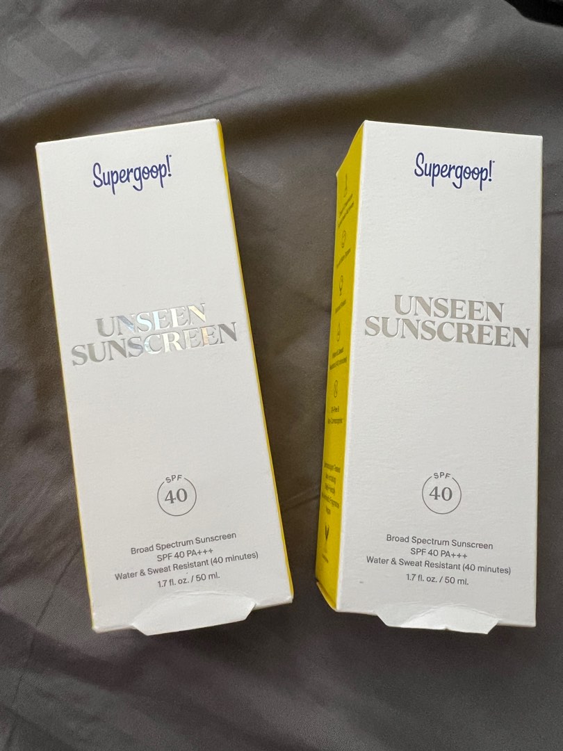 Brand New Supergoop Unseen Sunscreen, Beauty & Personal Care, Face ...