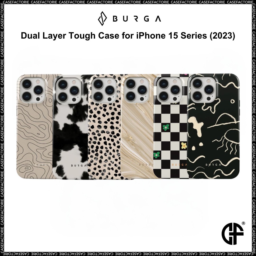 BURGA Dual Layer Tough Case for iPhone 15 Pro/15 Pro Max (2023), Mobile Phones & Gadgets, Mobile ...