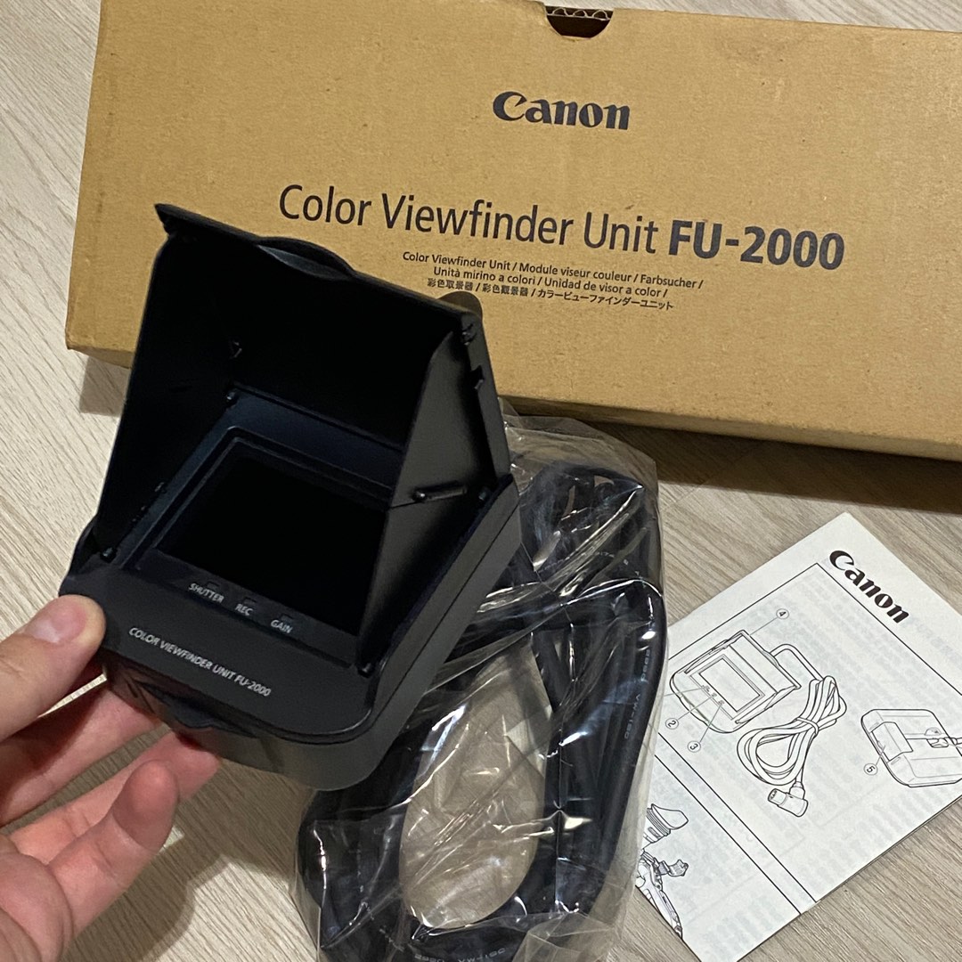 Canon Color Viewfinder Unit FU-2000, Photography, Video Cameras on ...