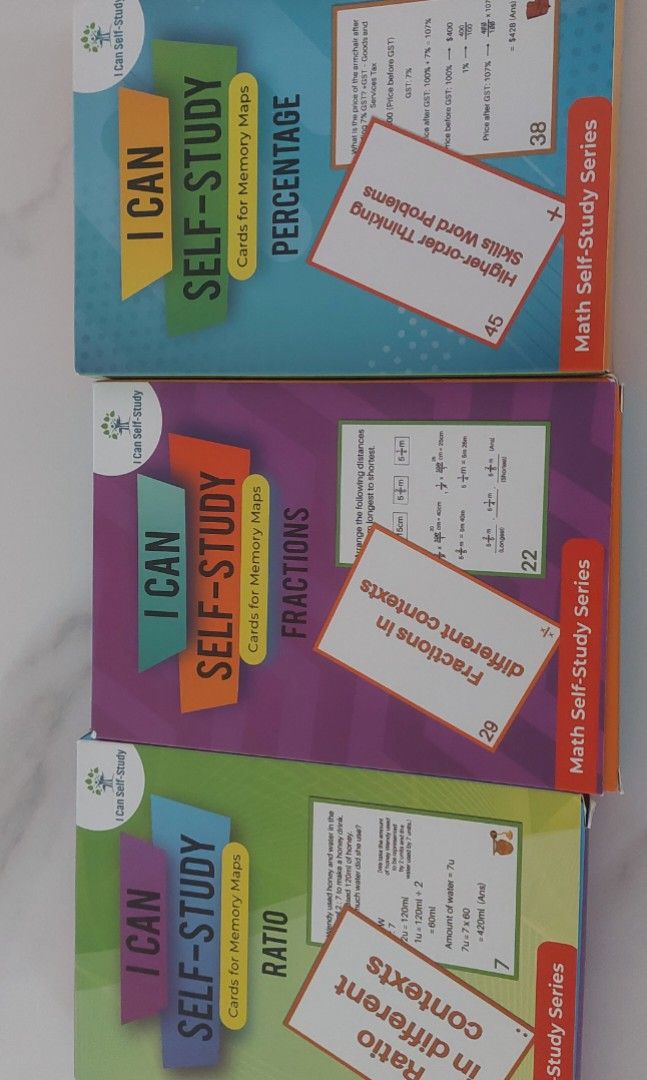 PSLE - Cards for memory map, Hobbies & Toys, Books & Magazines ...