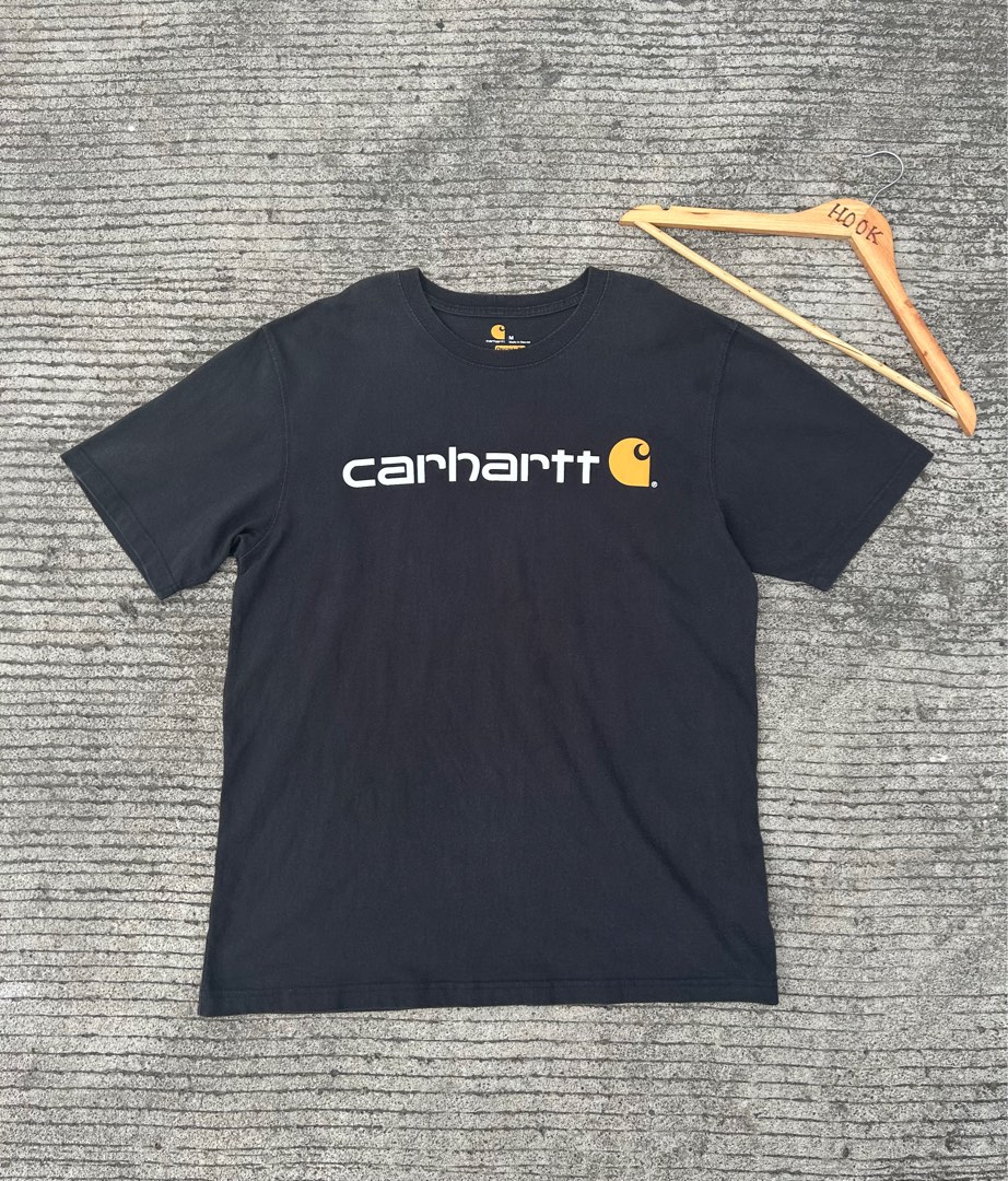CARHARTT SCRIPT LOGO, Men's Fashion, Tops & Sets, Tshirts & Polo Shirts ...