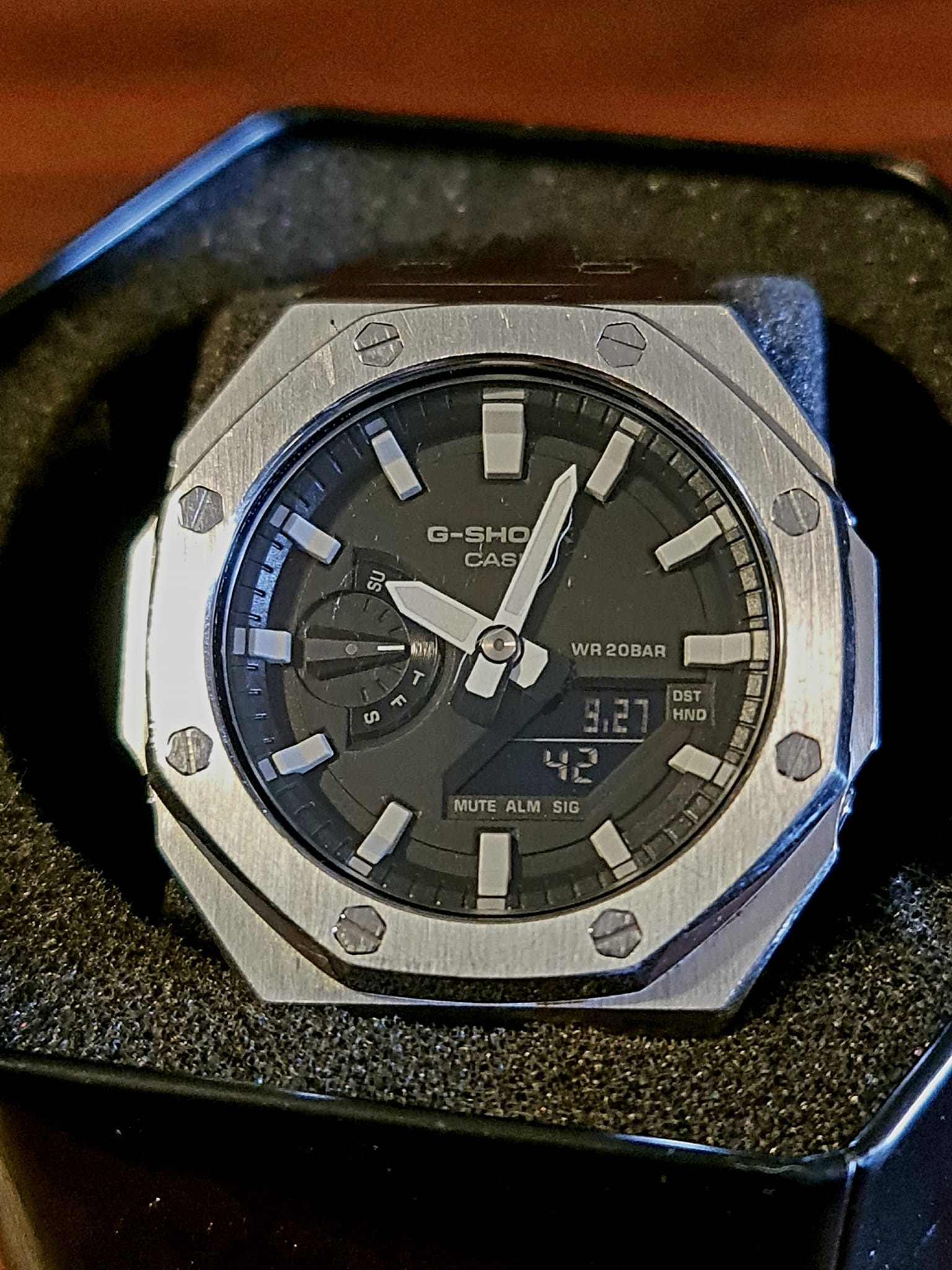 Casio G-Shock GA-2100 Stainless Steel Audemars Piguet AP Moded Full ...