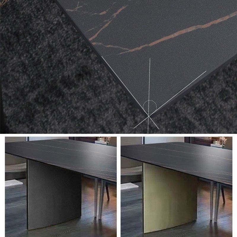 CASSANDRA Modern Sintered Stone Dining Table, Furniture & Home Living ...